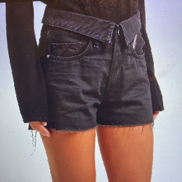 Jean Atelier | Shorts | Jean Atelier Flip Foldover Denim Shorts | Poshmark